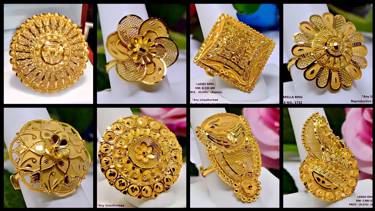 New Gold Ring Design/2023| Gold Ring Designs For Women | Ring Design # ...