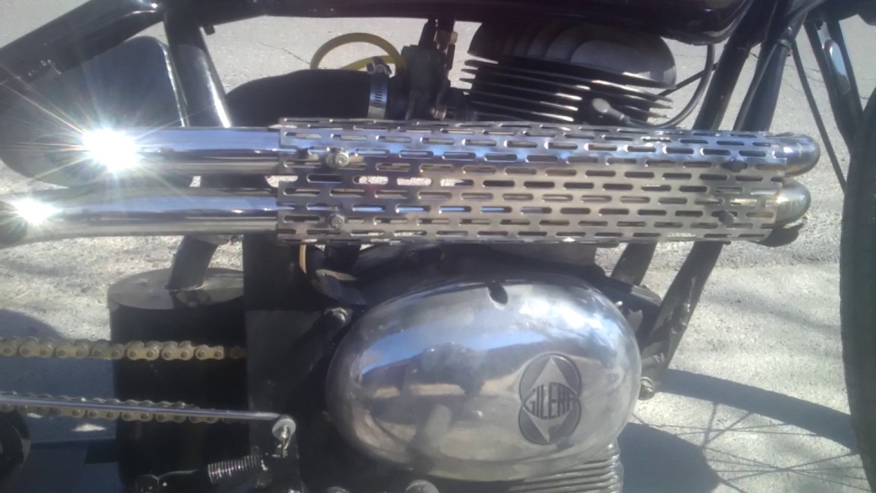 Gilera 200cc 1967 bobber "old school" - YouTube