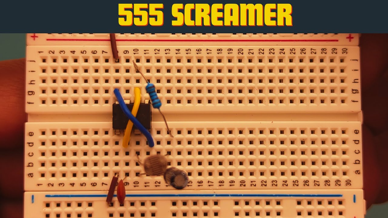 How to Make Ear Piercing Scream With 555 Timer - YouTube