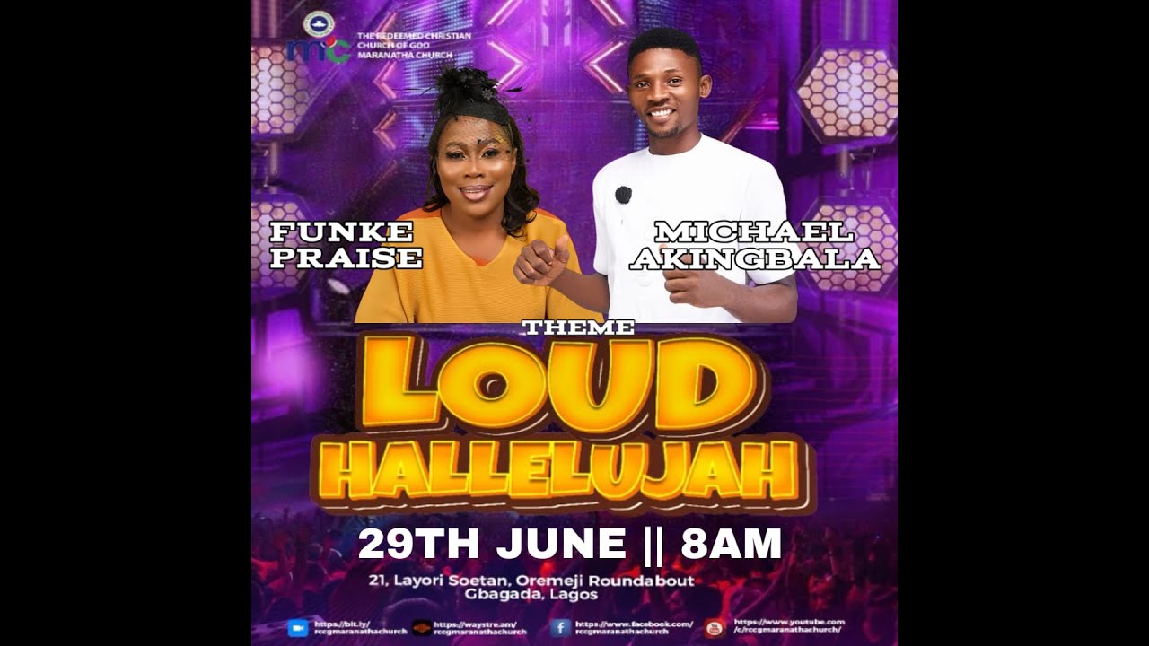 LOUD HALLLUYAH || FUNKE PRAISE & MICHAEL AKINGBALA || 29-JUNE-2025 - YouTube