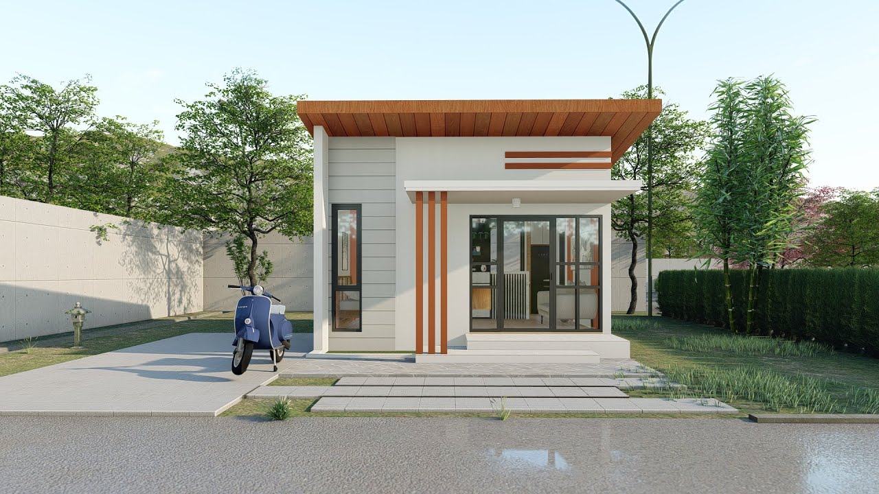 5x5 meters House Design | Small House Plan - 25 Sqm - YouTube