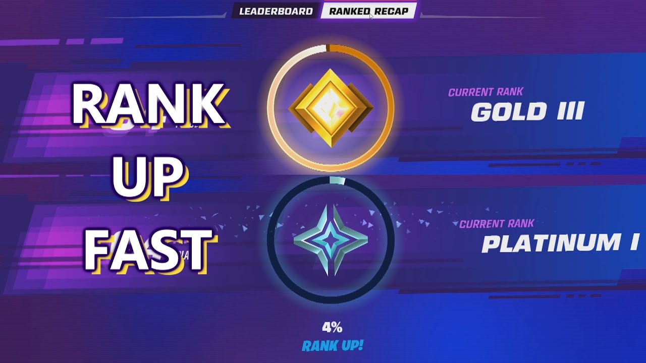 Rocket Racing Gold 3 Rank to Platinum 1 Rank - YouTube