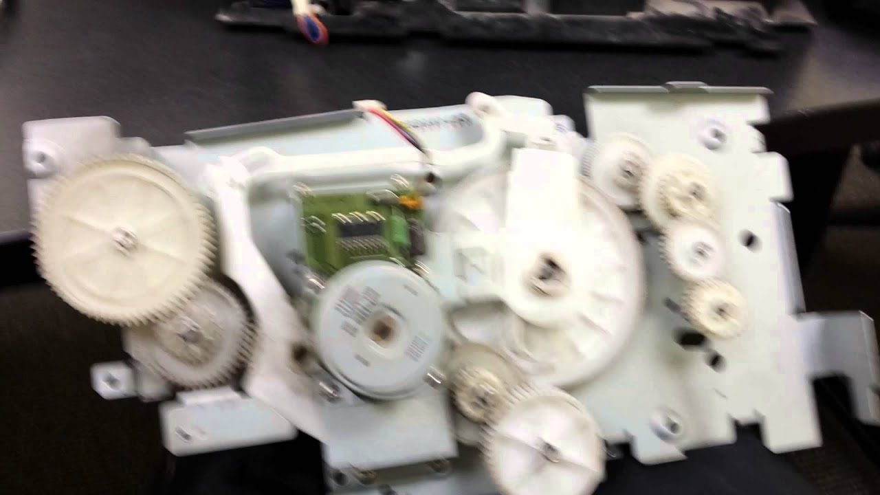 HP Laserjet 2200 replacing paper path assembly unit - YouTube