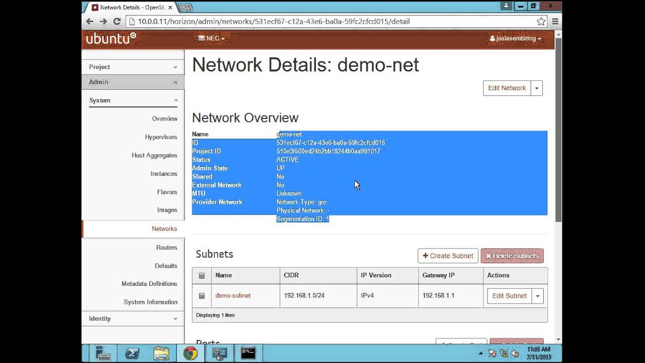 Openstack Demo - YouTube