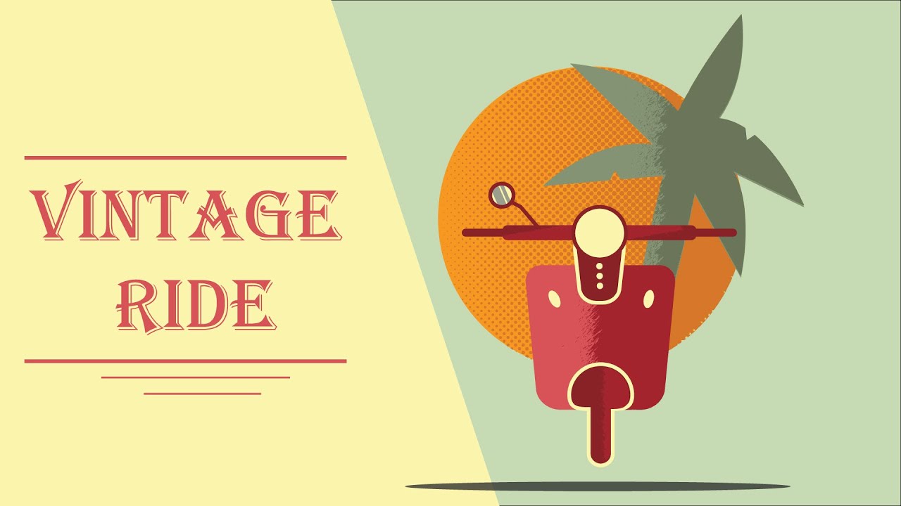 How to Create a Vintage Design with Texture in Adobe Illustrator. - YouTube