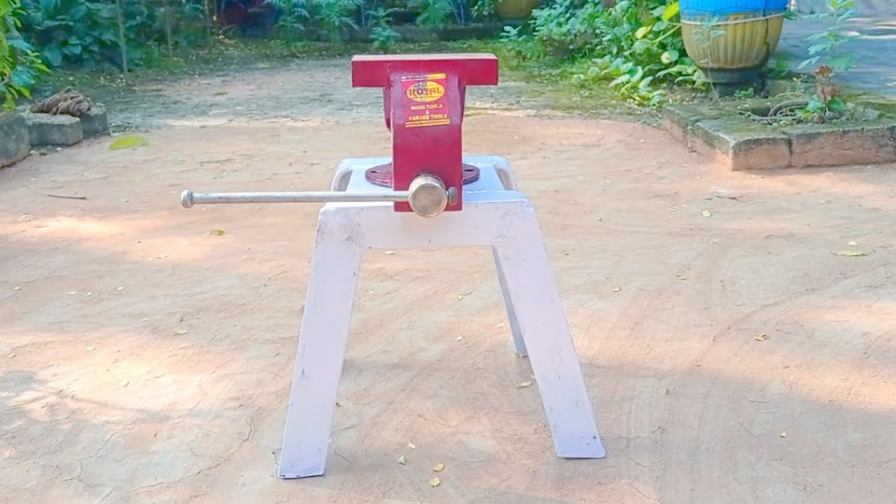 How to make mini Bench Vice table |Vice table making | How to build ...
