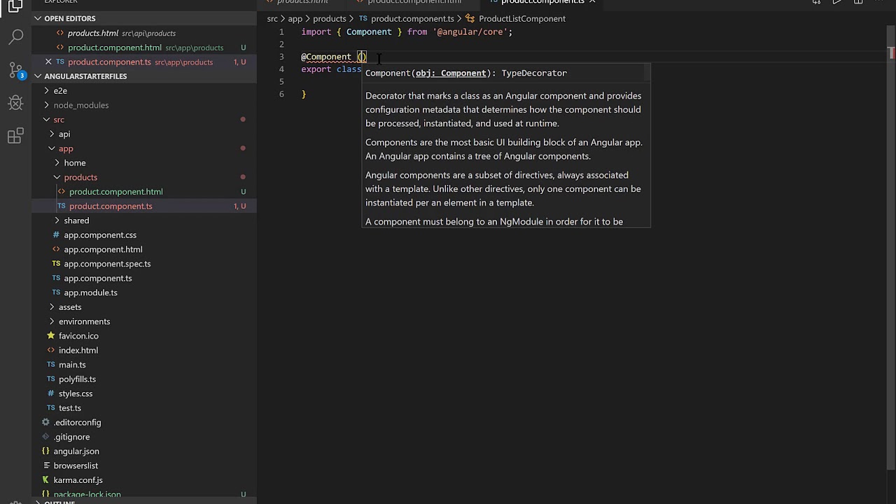 Create Product-list Component - YouTube