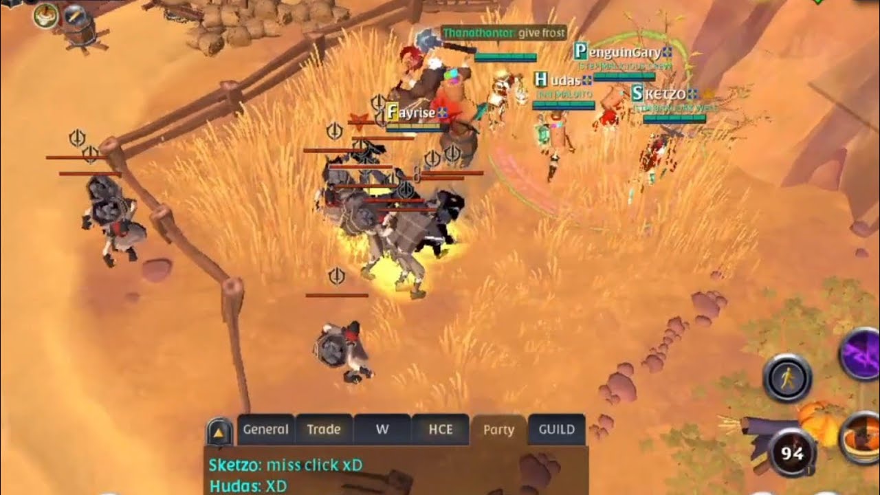 Albion Online - HCE 18 Fistful Of Silver - TANK POV ON MOBILE - YouTube