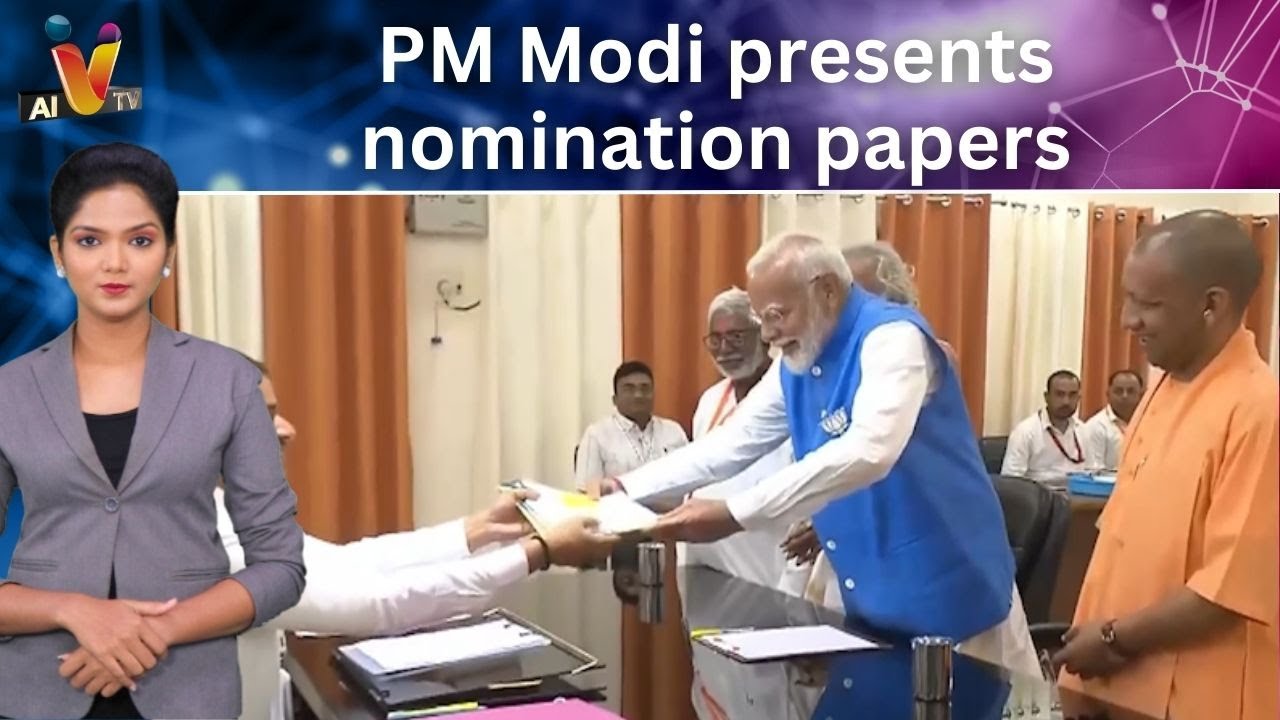 PM Modi presents nomination papers | P.M.MODI | NOMINATION | - YouTube