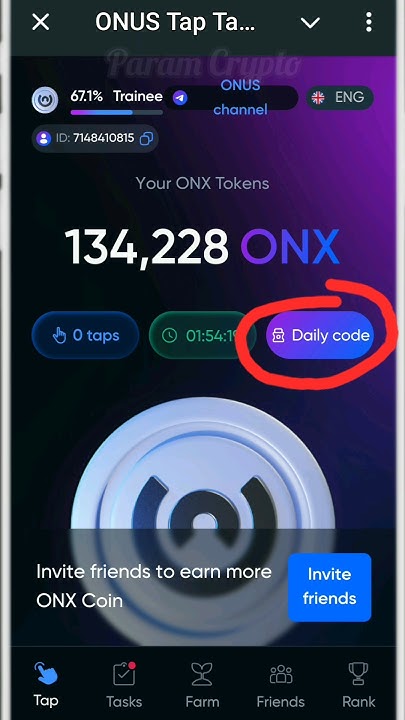 Onus Daily Code 1 August | Daily Code Onus Tap Tap | Onus Daily Code Today #onus #todaycode ...