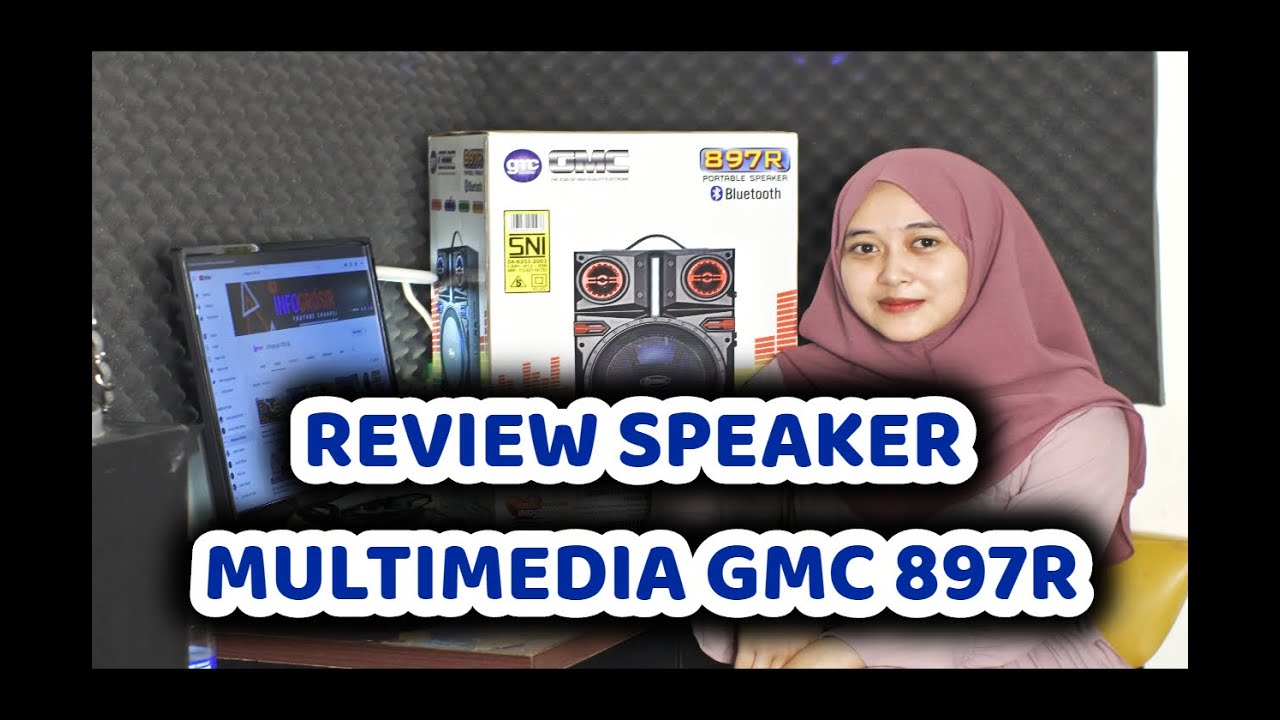 Review GMC 897R | Speaker Meeting | Karaoke | Dual Pairing Bluetooth ...