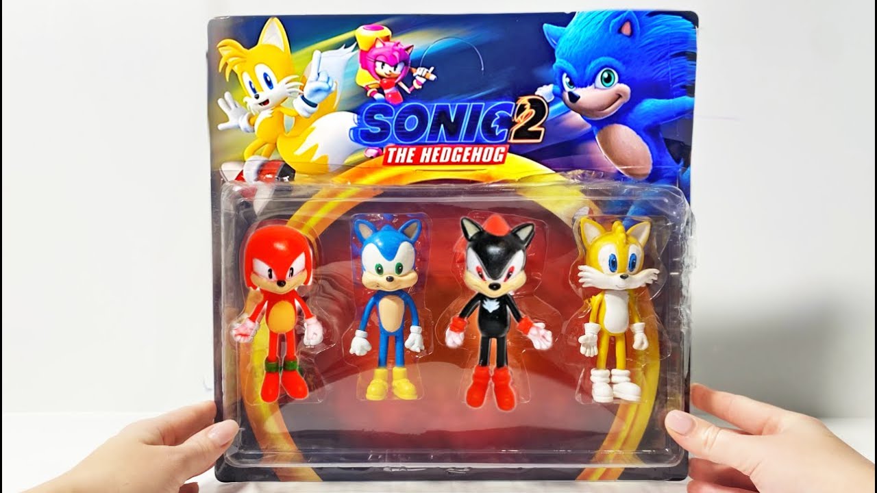 Sonic The Hedgehog Unboxing Review Asmr Unboxing Sonic 2 Movie Toys Youtube