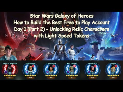 SWGOH Building the Best F2P Account - Day 1 (part 2) - YouTube