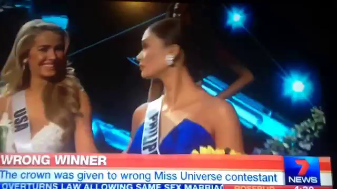 MUST SEE Wrong winner at miss world.biggest fail ever,miss universe ...