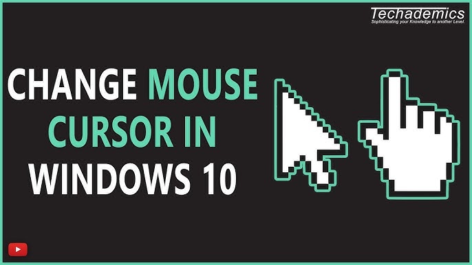 How To Change Your Mouse Cursor Windows 10 Youtube How To Change Mouse