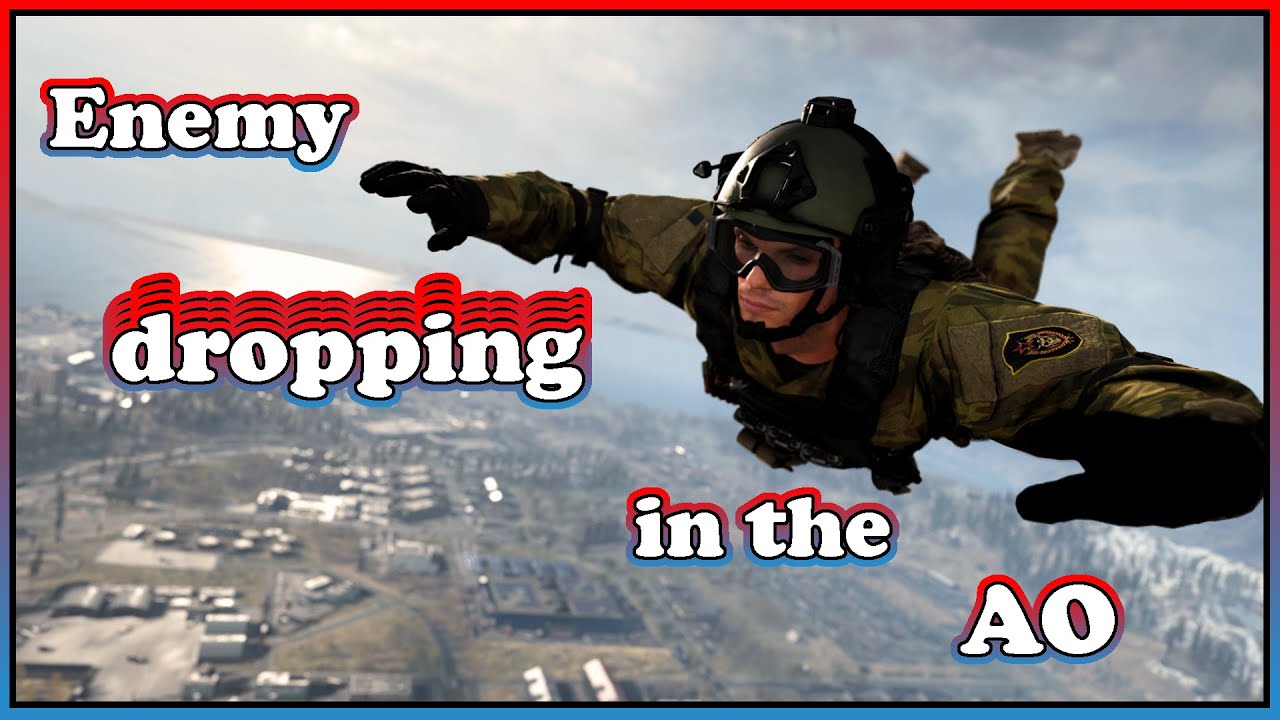 Enemy dropping in the AO! - YouTube