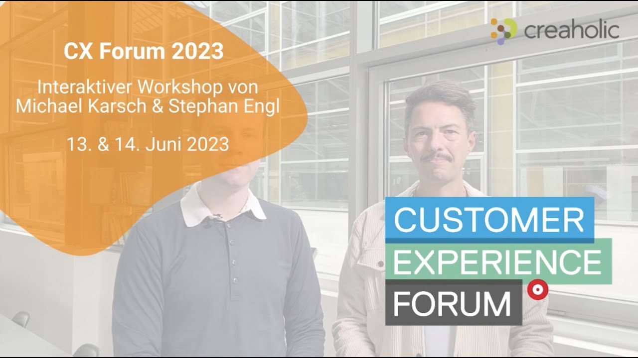 Michael Karsch & Stephan Engl am CX Forum 23 - YouTube