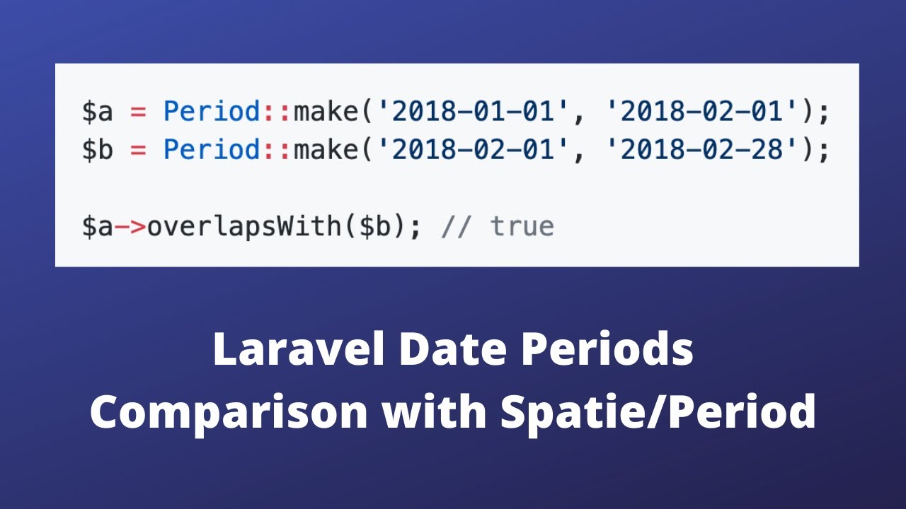 Laravel Employee Shifts Table Gapsoverlaps With Spatie Period Youtube