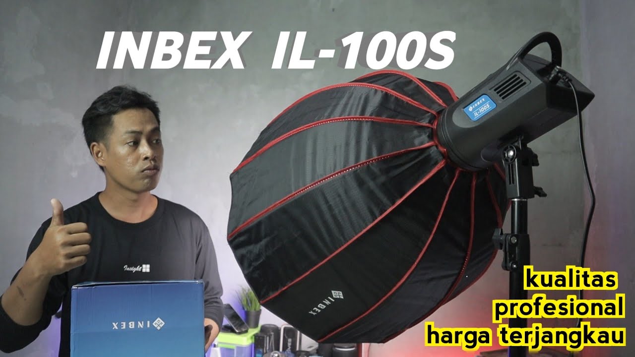 Lighting Inbex IL-100s Linghting Softbox Studio Foto & Videografi - YouTube