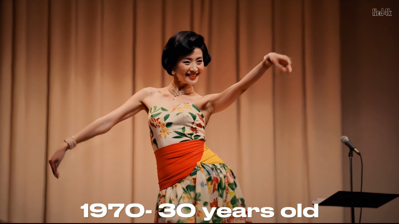 Beautiful Girl Performing Magical Dance from 1950s to 2024 - YouTube