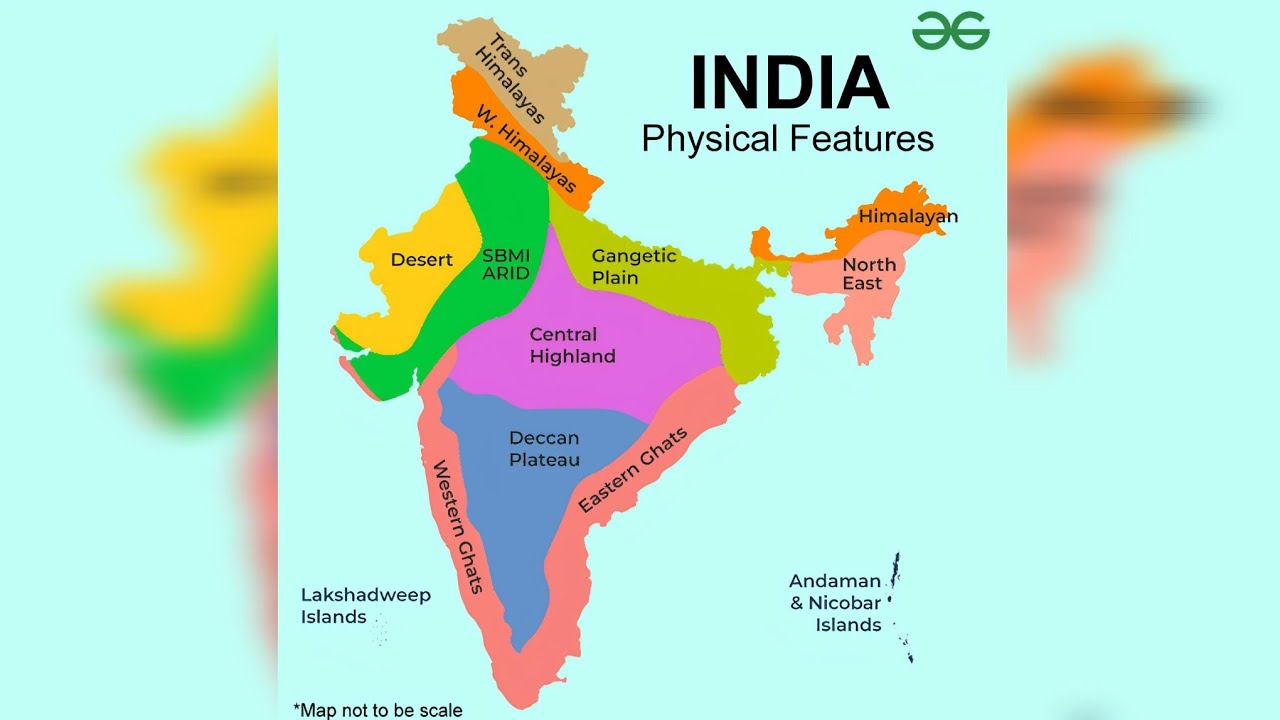 Physical Division of India | Indian Geography| Indian physical Features ...