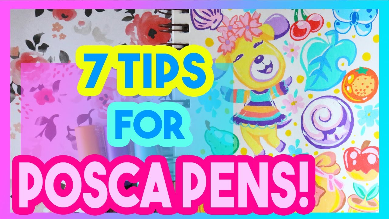 LUCKY 7 TIPS AND TRICKS FOR POSCA PENS - Tips and Tricks I Found With ...