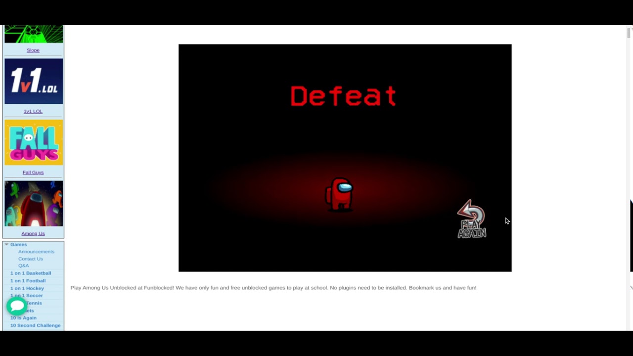 among us fan game - YouTube