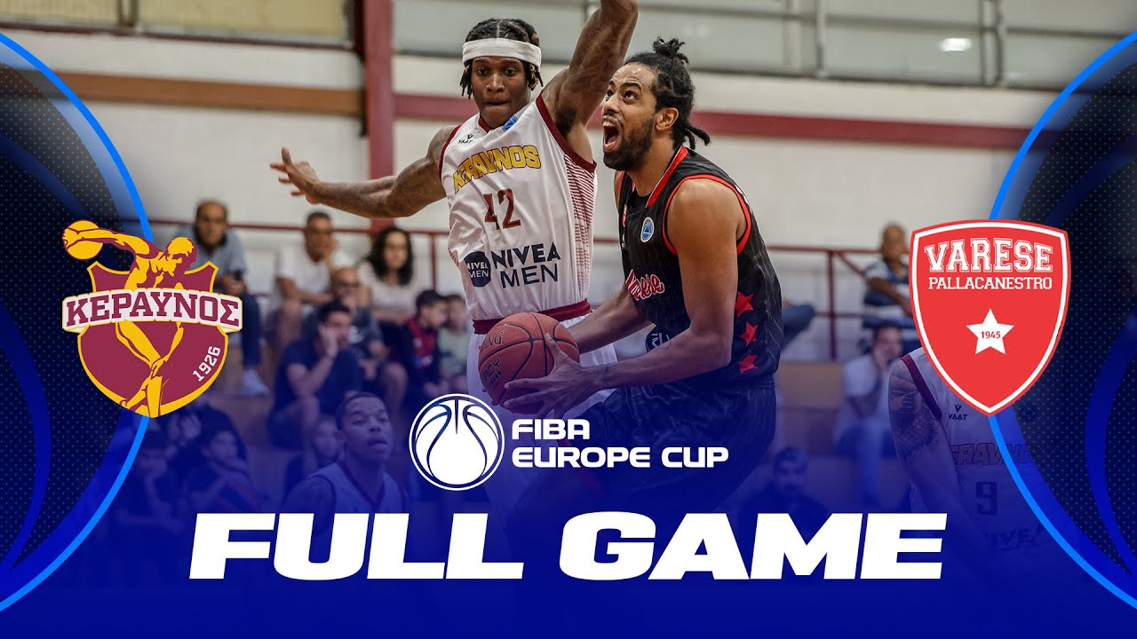 Keravnos BC v Itelyum Varese | Full Basketball Game | FIBA Europe Cup ...