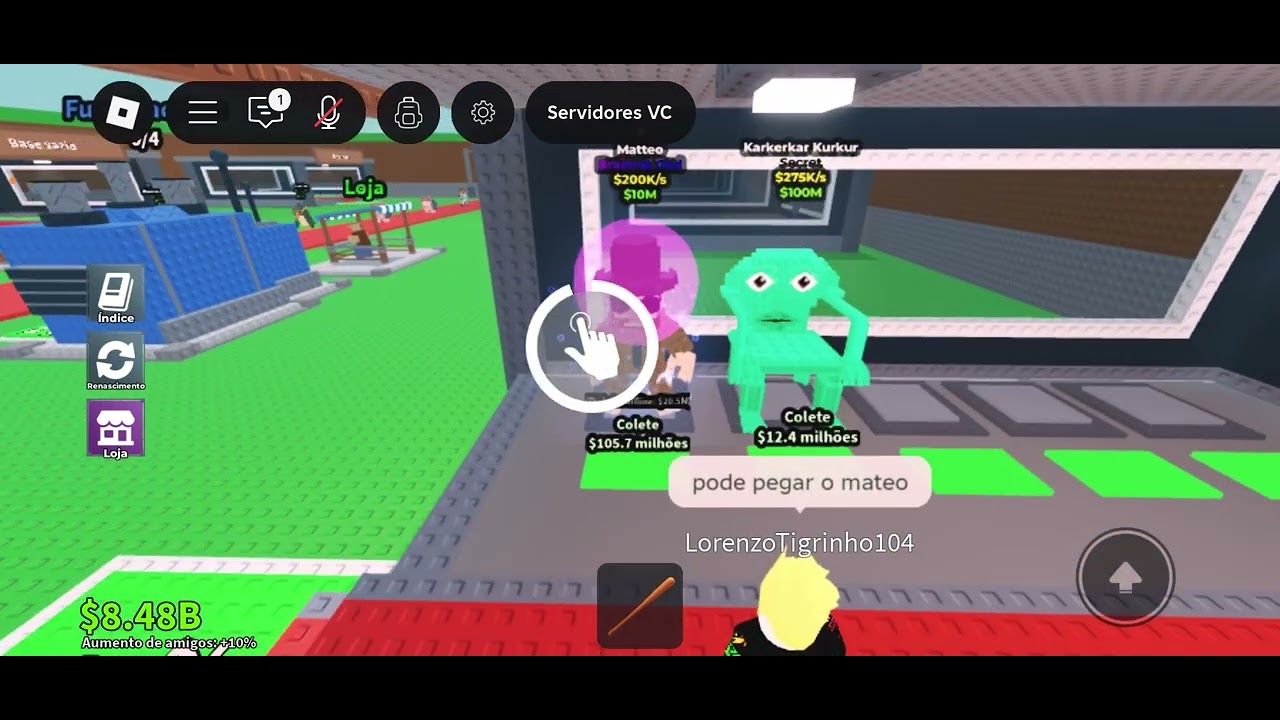 Trocando karkerkar kurkur pelo mateo com bubblegum - YouTube