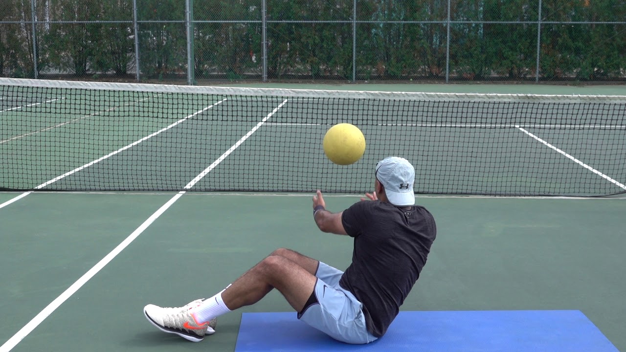 Medicine Ball: Russian Twist with Slam - YouTube