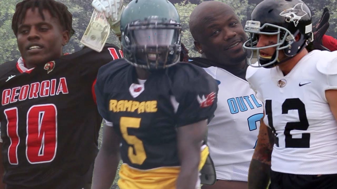 🏈 ️🔥 Must See Top Plays from Semi Pro National Showcase 2021 Brunswick ...