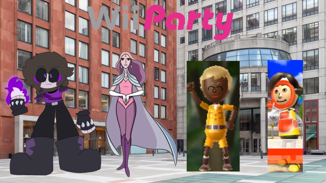 Wii Party - Board Game Island - Dachi Vs Angella Vs Stephanie Vs Takumi ...