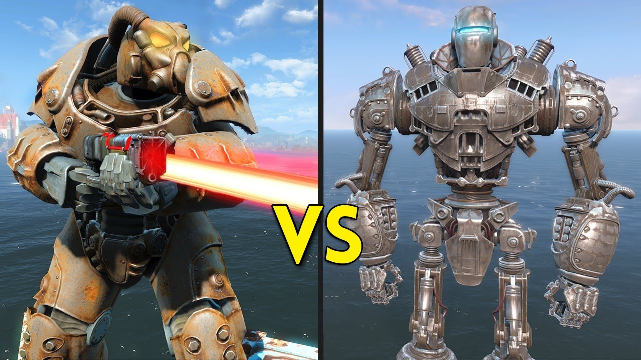 Fallout 4 - LIBERTY PRIME vs 50 ENCLAVE - Battles #56 - YouTube