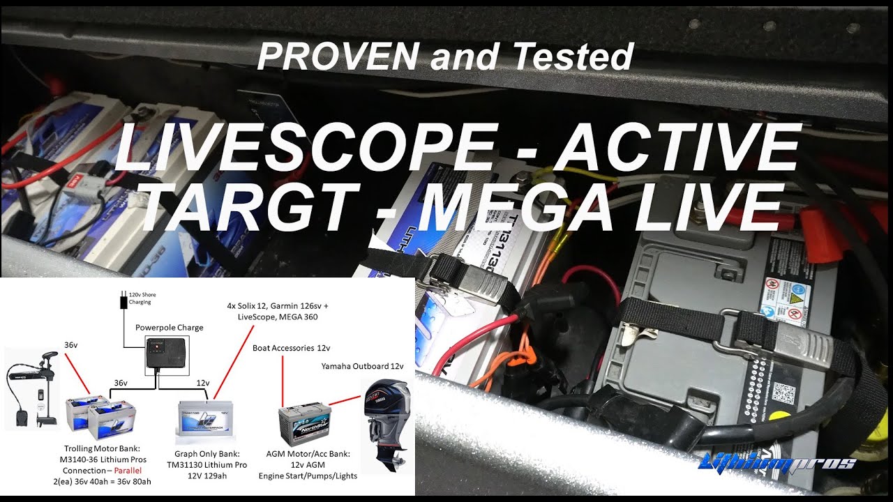 BE SMART! Best Lithium Battery Configuration for LiveScope, Active ...