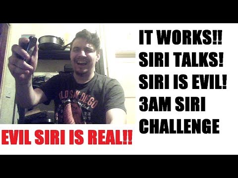 SIRI 3AM CHALLENGE ITS REAL GUYS!!! - YouTube