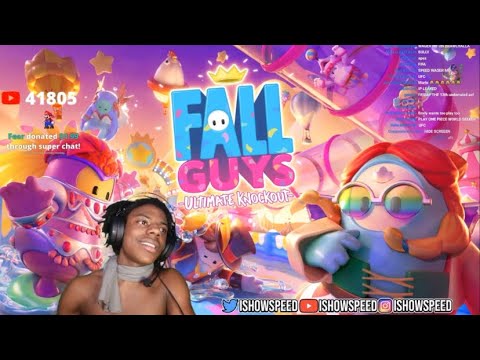 IShowSpeed Plays Fall Guys Ultimate KnockOut - YouTube