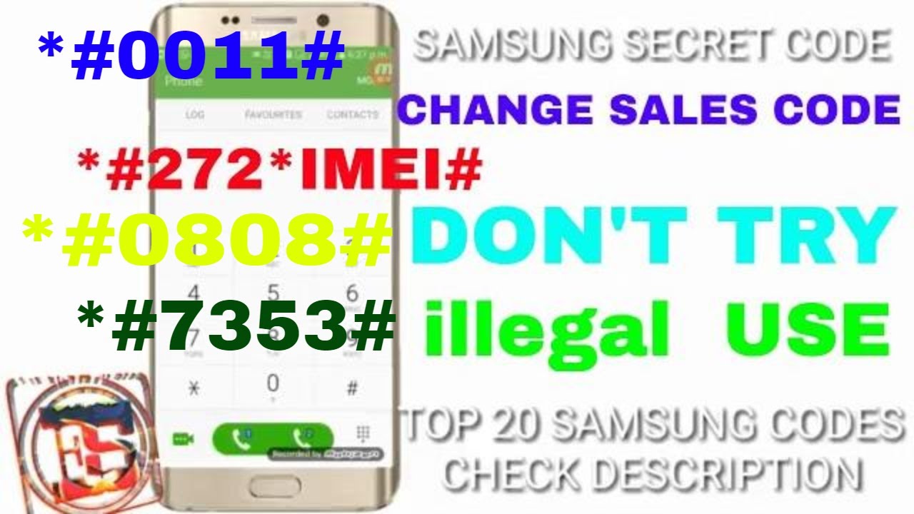 samsung TOP secret codes || samsung secret codes and tricks||ERROR ...