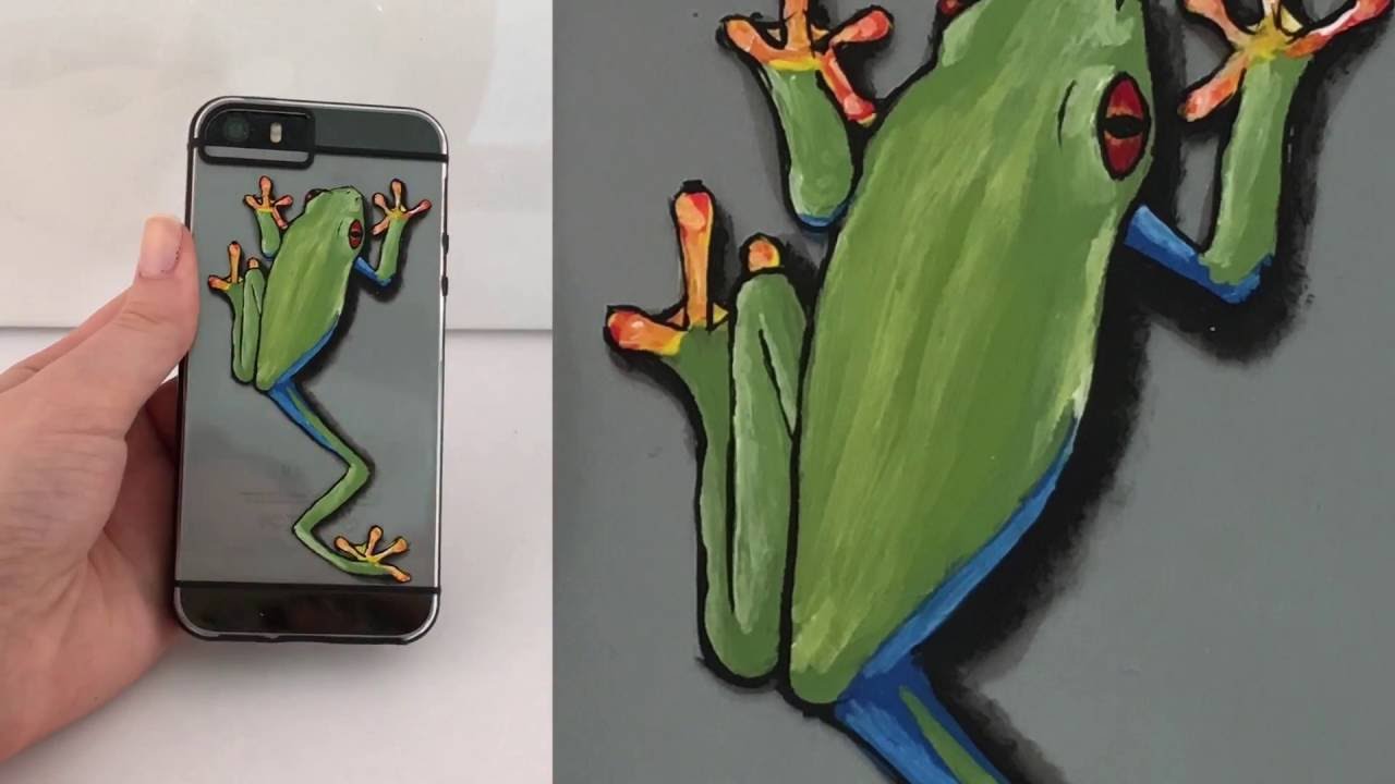 DIY Tree Frog Phone Case - YouTube