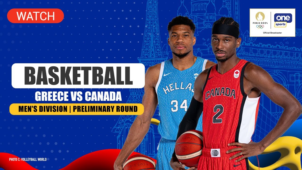 CATCH-UP: Canada faces Greece in Olympic Games basketball | #Paris2024 ...