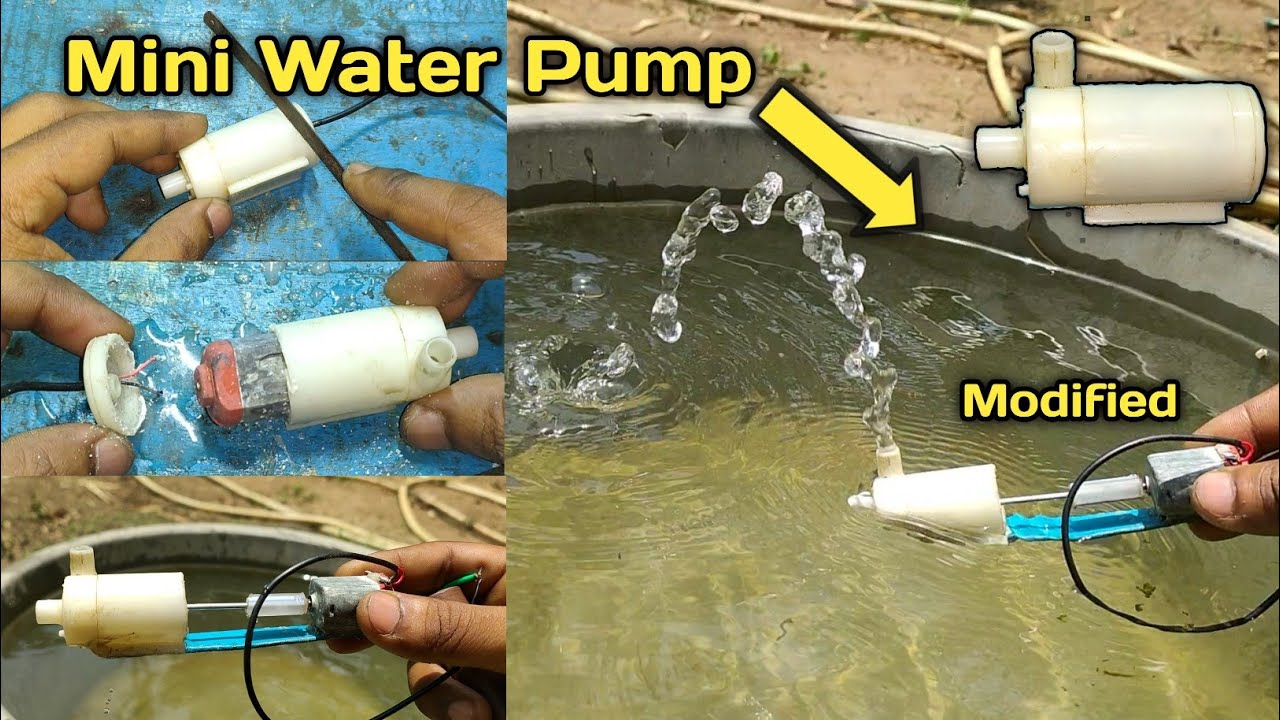 Mini Water Pump || How To Repair Water Pump || Water Pump Modified ...