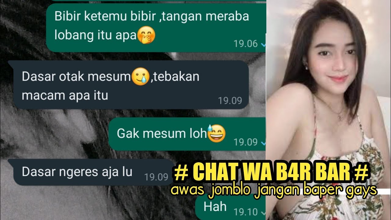 prank ajak ML cewek cantik #chat wa lucu romantis bikin baper - YouTube