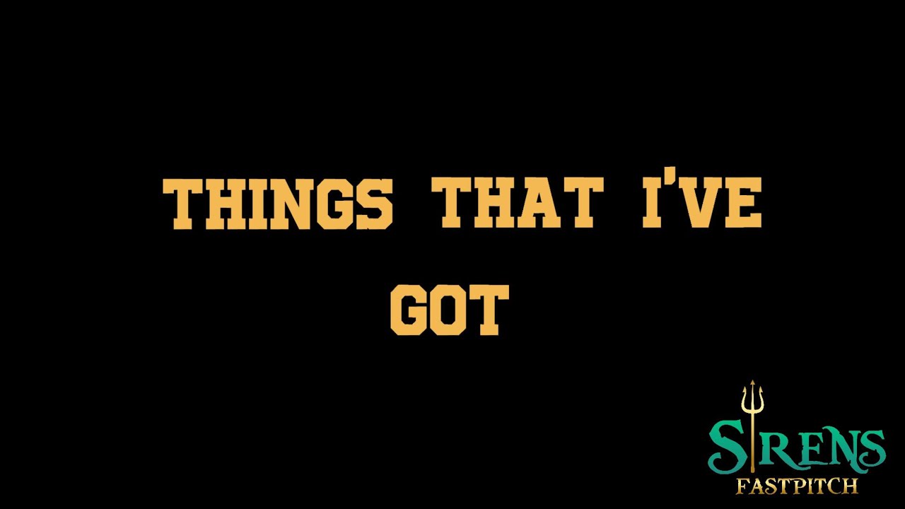 Things That I've Got - YouTube
