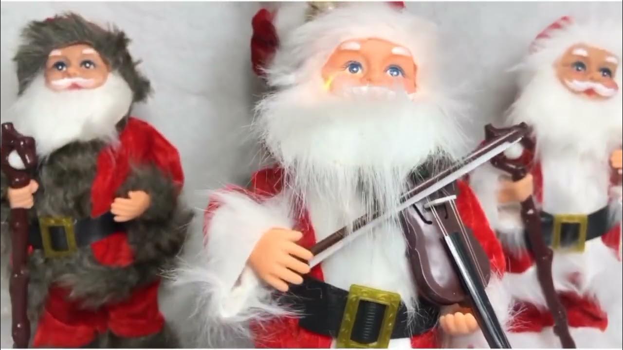 Boneka Santa Elektrik Gerak Lampu Musik 30cm - YouTube