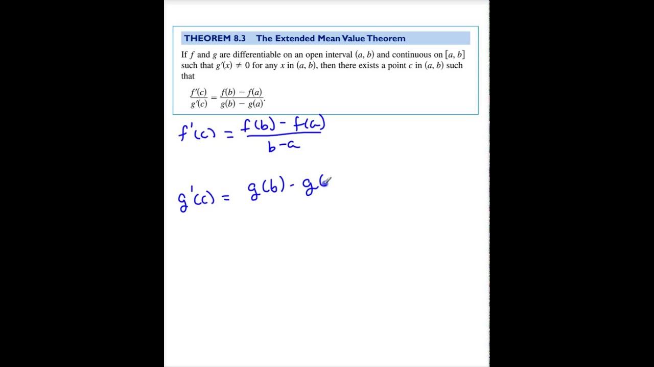 THS 8 7 2 Extended Mean Value Theorem YouTube ths-8-7-2-extended-mean-value-theorem-youtube
