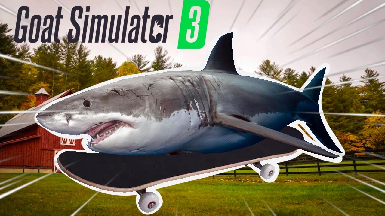 GOAT SIMULATOR 3 - DO A KICKFLIP ! - YouTube