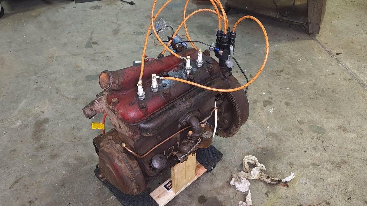 Saxon Motor Car Engine, Will It Run? Pt4 - YouTube