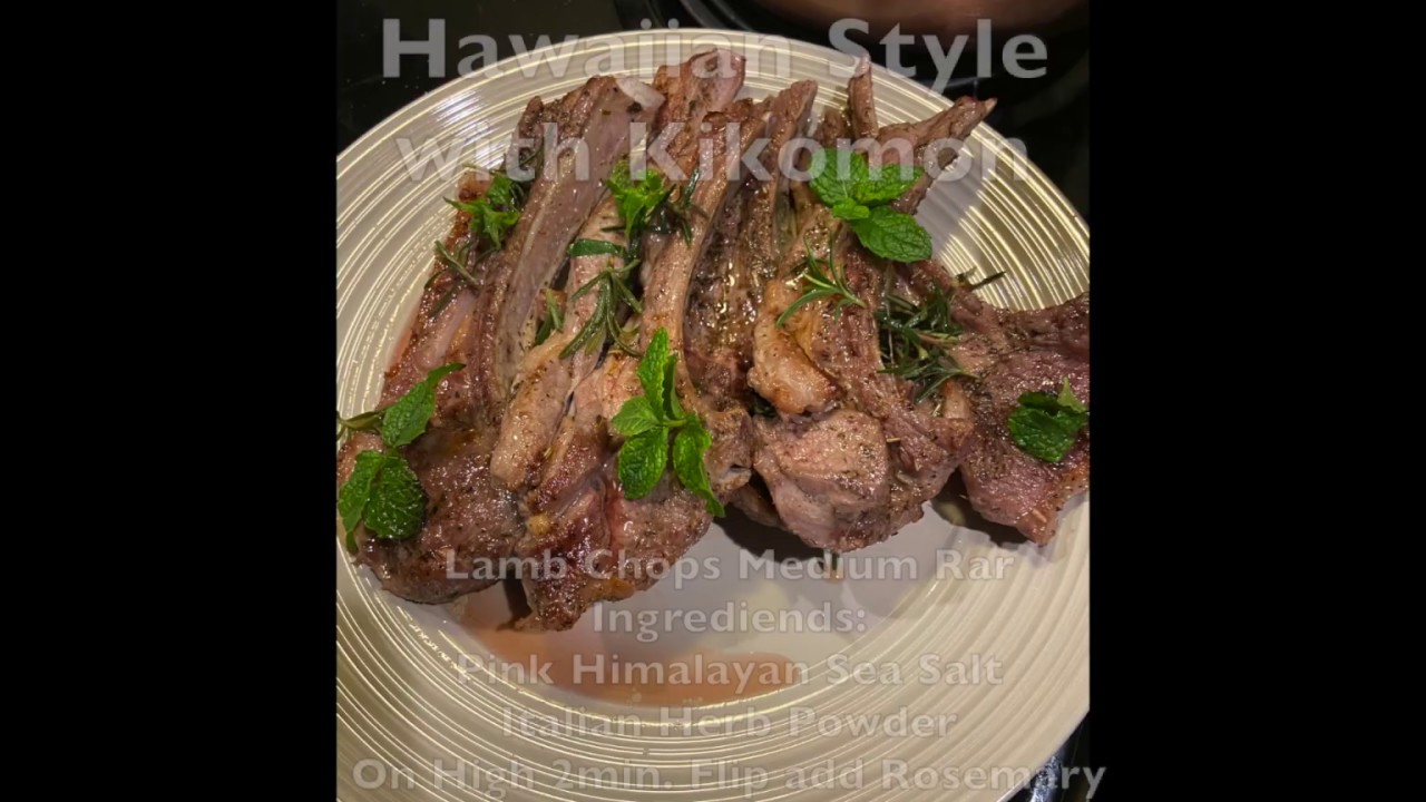 Cooking Lamb Chops - Cooking Typical Hawaiian Style with Kikomon - YouTube