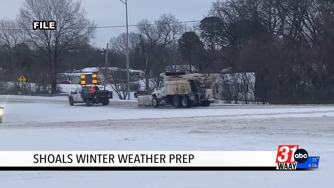Colbert County EMA prepares for wintry weather - YouTube