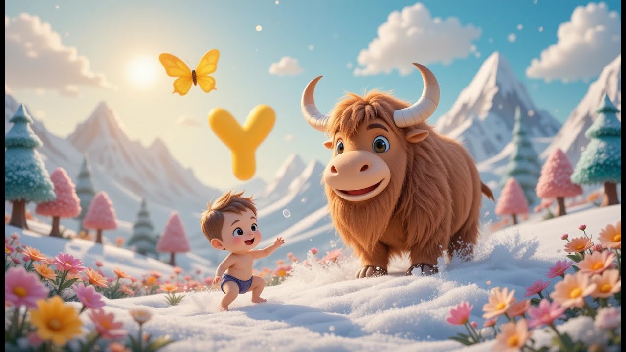 Y is for Yak | ABC Animal Song for Kids | Learn the Alphabet with a Yak ...