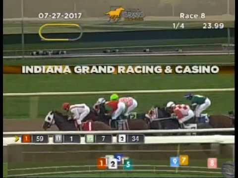 Leota Lighting Wins the 8th Race at Indiana Grand Race Course - YouTube